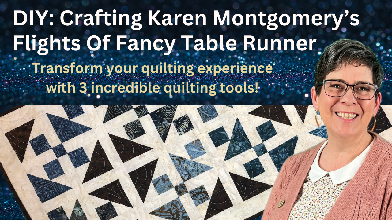 DIY: Crafting Karen Montgomery's Flights of Fancy Table Runner – Lori's ...