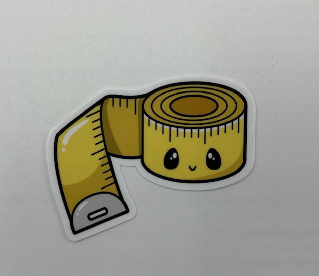 Cute Measuring Tape Sticker – Lori's Country Cottage