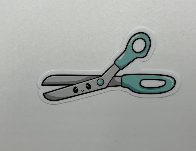 Cute Scissor Sticker - VS004 – Lori's Country Cottage