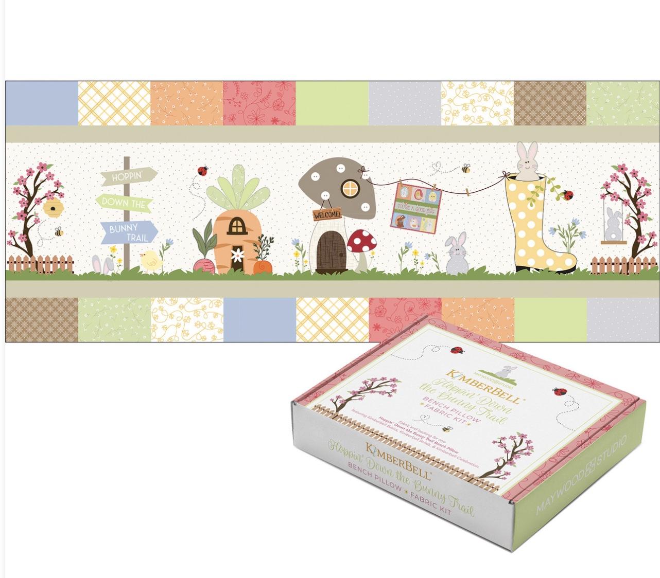 Hoppin Down The Bunny Trail Bench Pillow Fabric Kit - MASHDBTBP-KIT ...