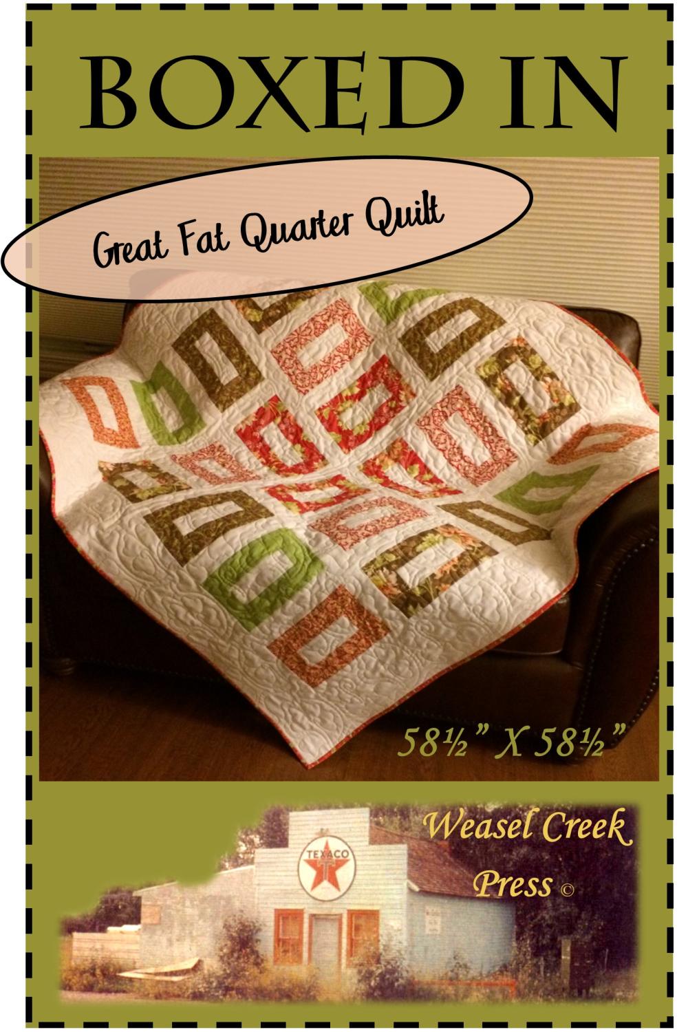 Boxed In Quilt Pattern - 103 — Lori's Country Cottage