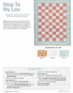 Easy Peasy 3-Yard Quilts # FC031740 — Lori's Country Cottage