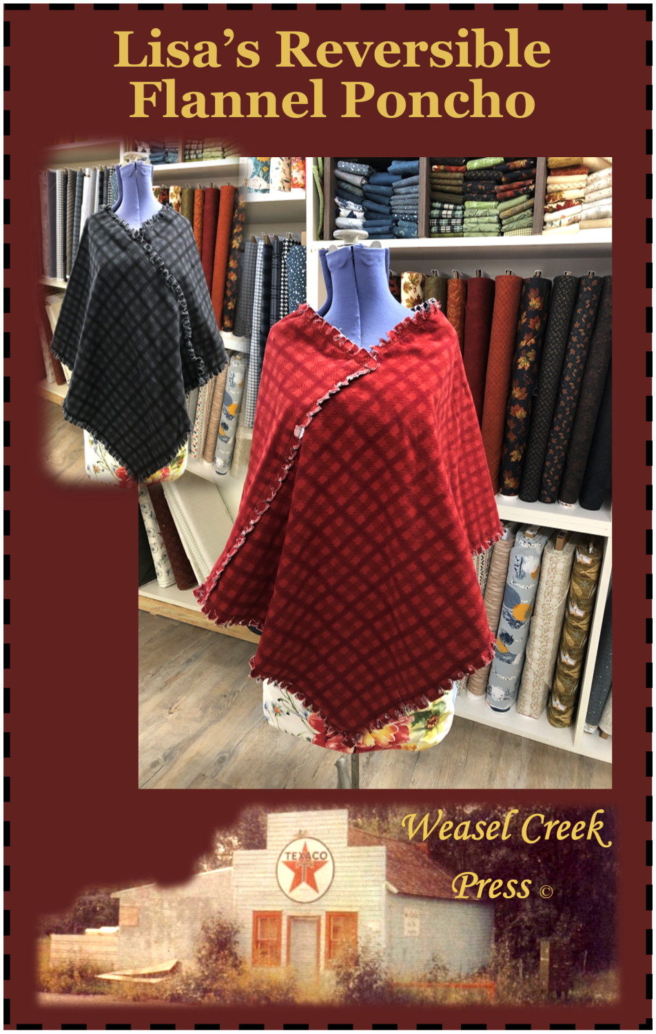 Lisa's Reversible Poncho – Lori's Country Cottage